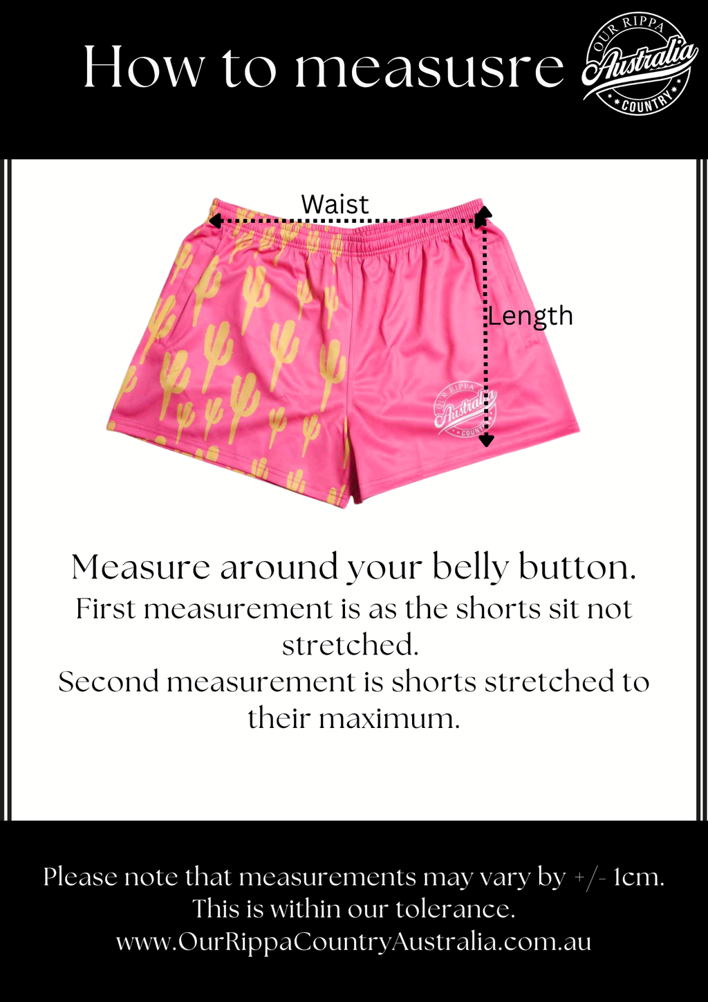 Footy Shorts - Aussie Muscle Shorts – Our Rippa Country Australia